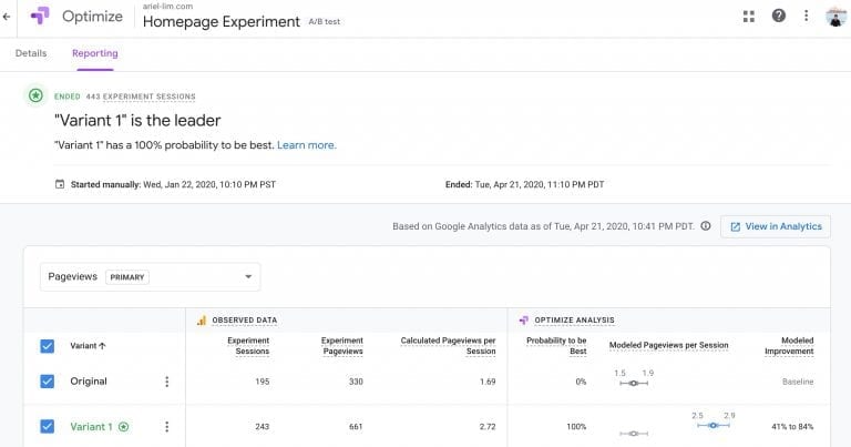How to Use Google Optimize: Setup, Install, Test, Analyze, and ...